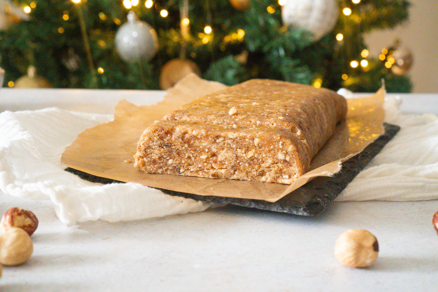 Turrón sin azúcar de avellanas - Loli Alliati